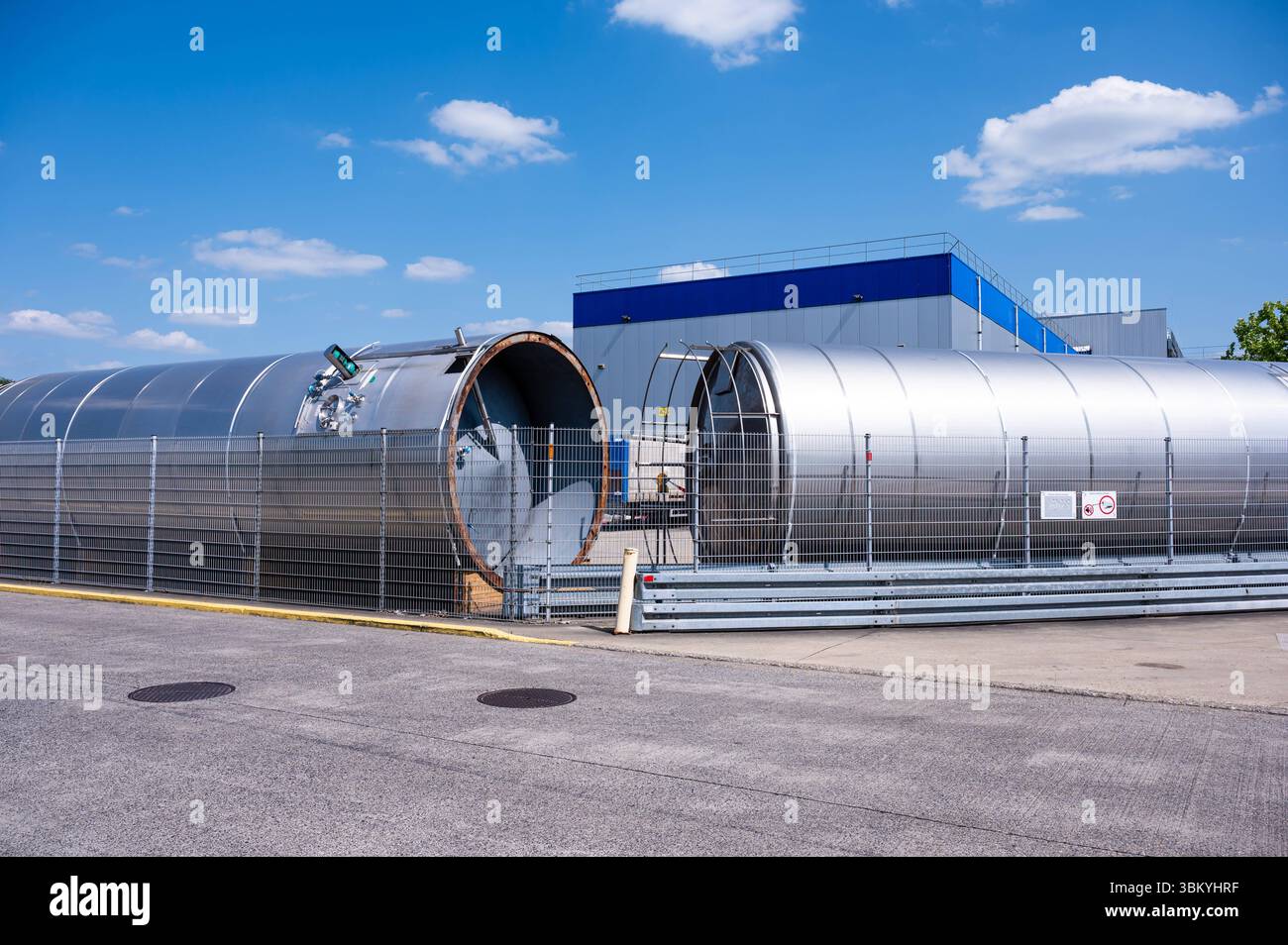 Danone factory, a multinational food products corporation, Rotselaar ...