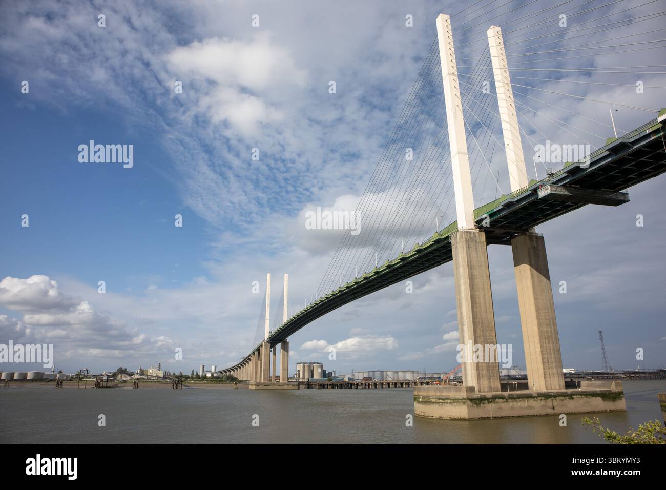 The Queen Elizabeth II Bridge (Dartford Bridge), Dartford, Kent, UK ...