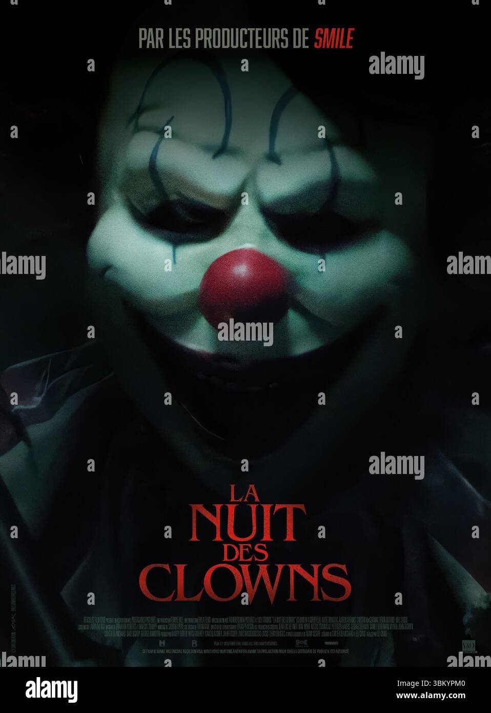 CLOWN IN A CORNFIELD, (aka LA NUIT DES CLOWNS), French poster, Frendo ...