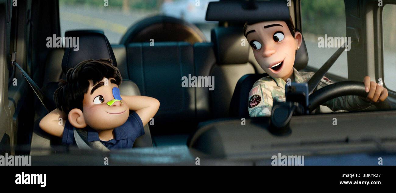 ELIO, from left: Elio (voice: Yonas Kibreab), Olga Solis (voice: Zoe ...