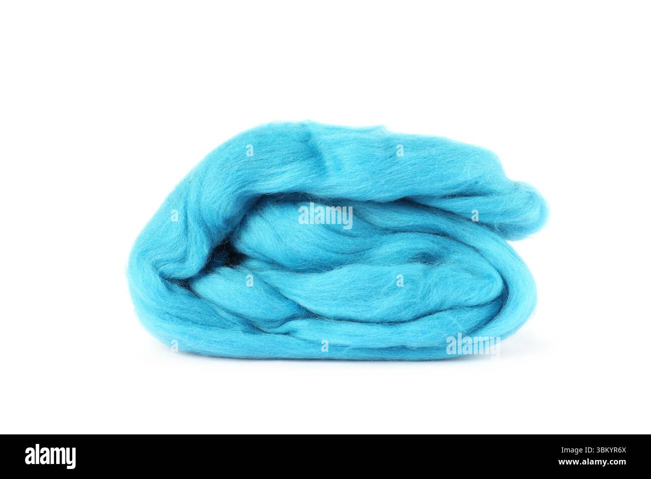 Texture soft blue felt Cut Out Stock Images & Pictures - Alamy