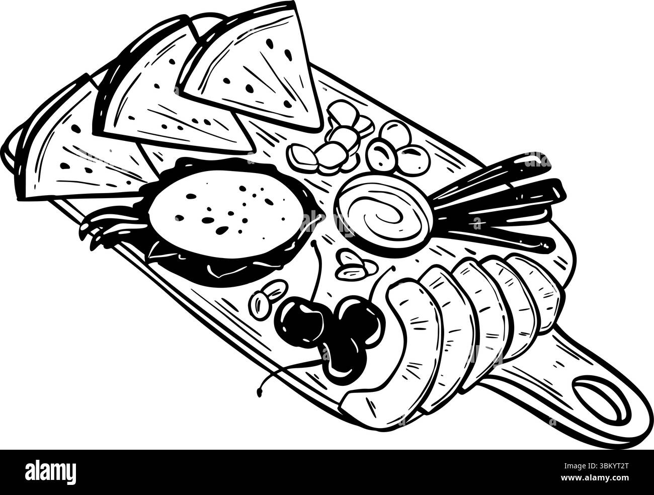 Summer fruit and cheese charcuterie board. Dragon fruit, water melon ...