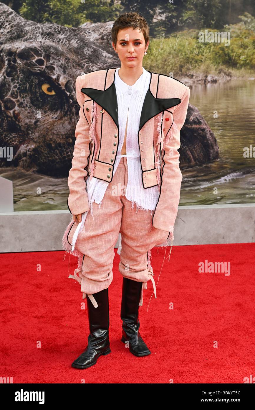 Philippine Velge attends the "Jurassic World Rebirth" premiere on ...
