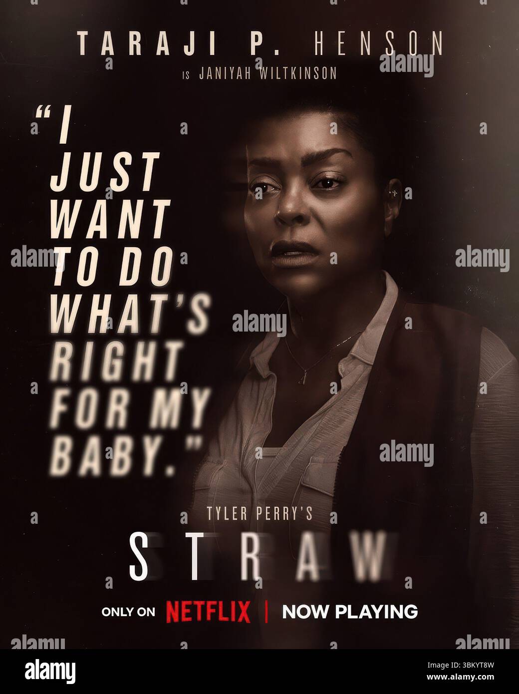 STRAW, character poster, Taraji P. Henson, 2025. © Netflix / courtesy ...