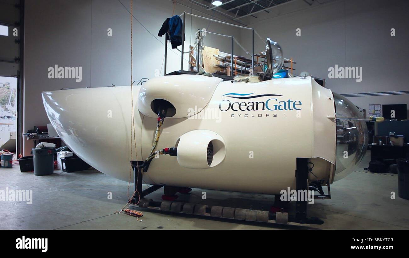 TITAN: THE OCEANGATE DISASTER, the Titan submersible, 2025. © Netflix ...
