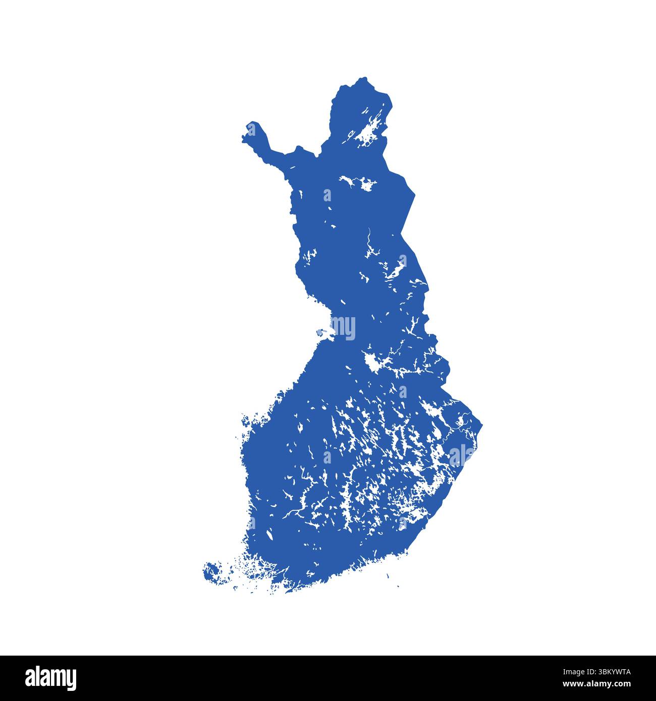Map of Finland, sign silhouette. World Map Globe. Vector Illustration ...