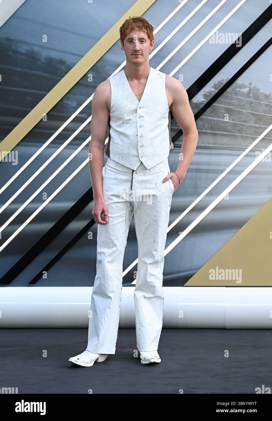 London, UK. June 23rd, 2025. Will Merrick arriving at the F1 The Movie ...