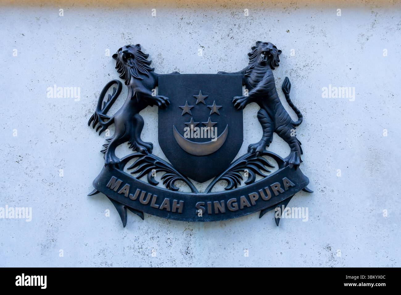 Singapore civic emblem hi-res stock photography and images - Alamy