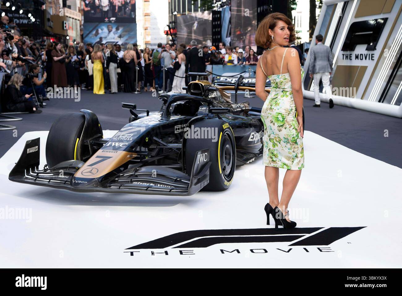 Raye poses for photographers upon arrival at the premiere of the film ...