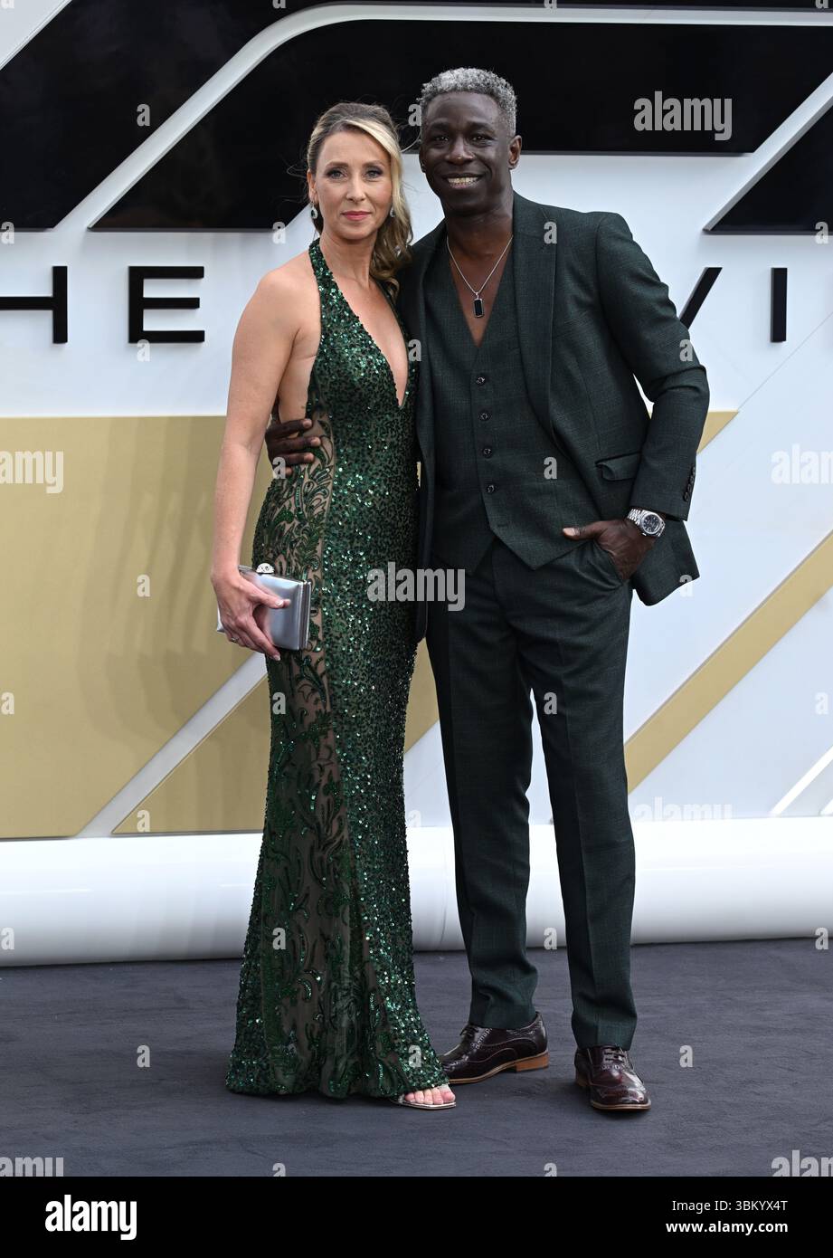 London, UK. June 23rd, 2025. Abdul Salis arriving at the F1 The Movie European Premiere ...