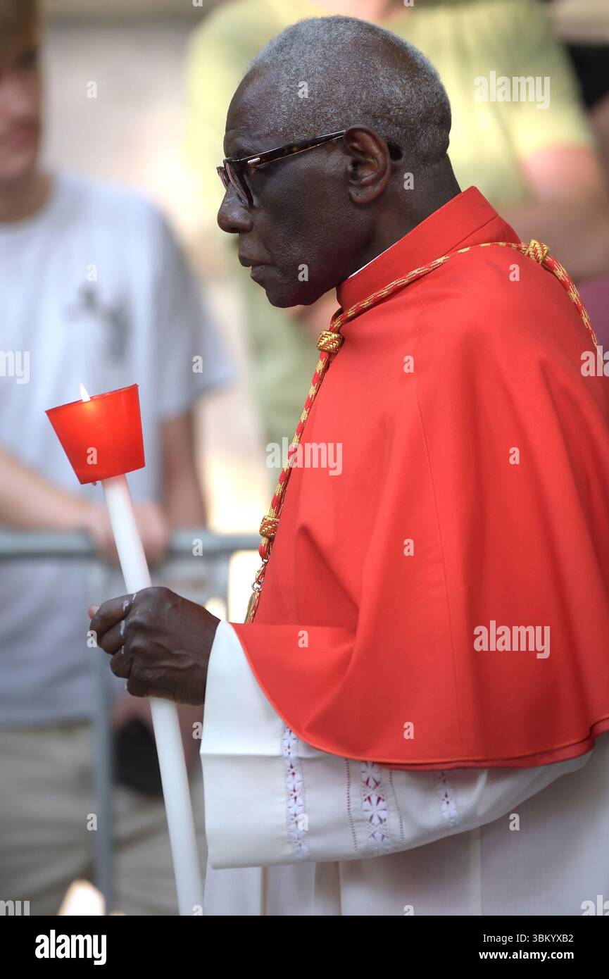 ROME, ITALY - JUNE 22: Cardinal Robert Sarah.Pope Leo XIV leads the ...