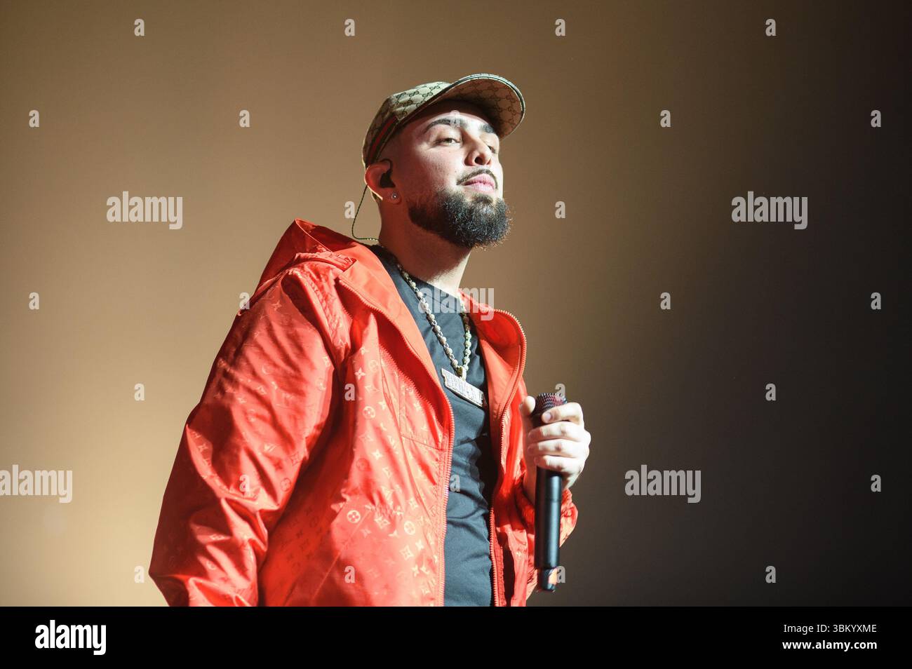 Singer David Cano Calleja, known as Cano, performs during a concert at ...