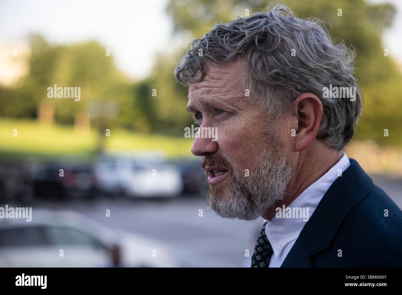 Rep. Thomas Massie (R-Ky.) speaks with reporters outside the U.S ...
