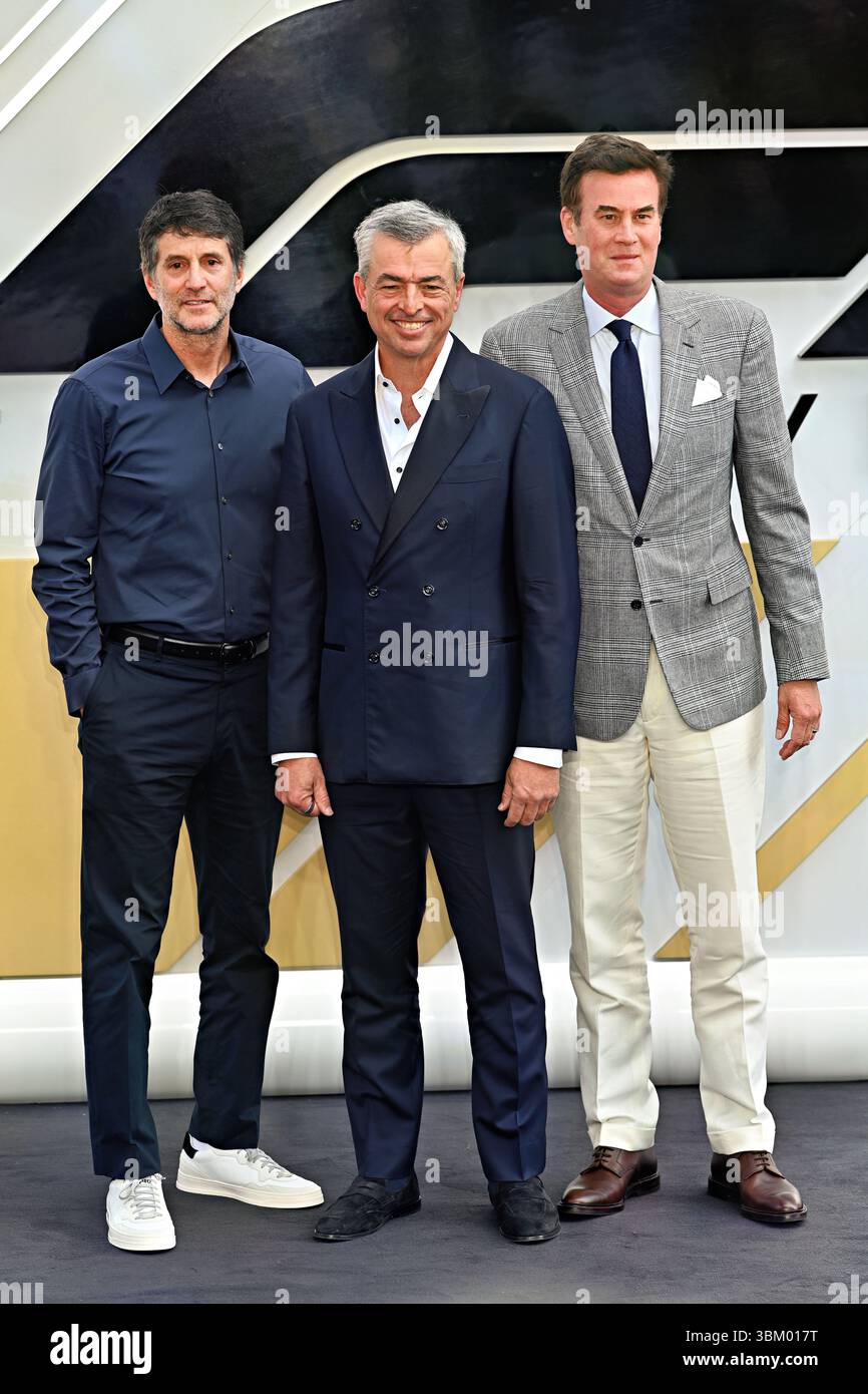 LONDON, UK. 26th June, 2025. Jamie Erlicht, Eddy Cue, Zack Van Amburg ...