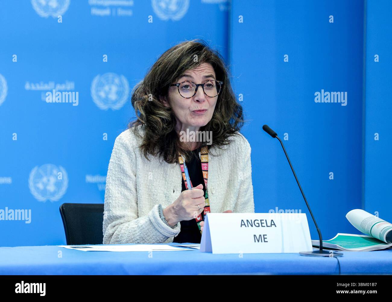 Vienna, Austria, Austria. 23rd June, 2025. ANGELA ME, Chief of UNODC ...
