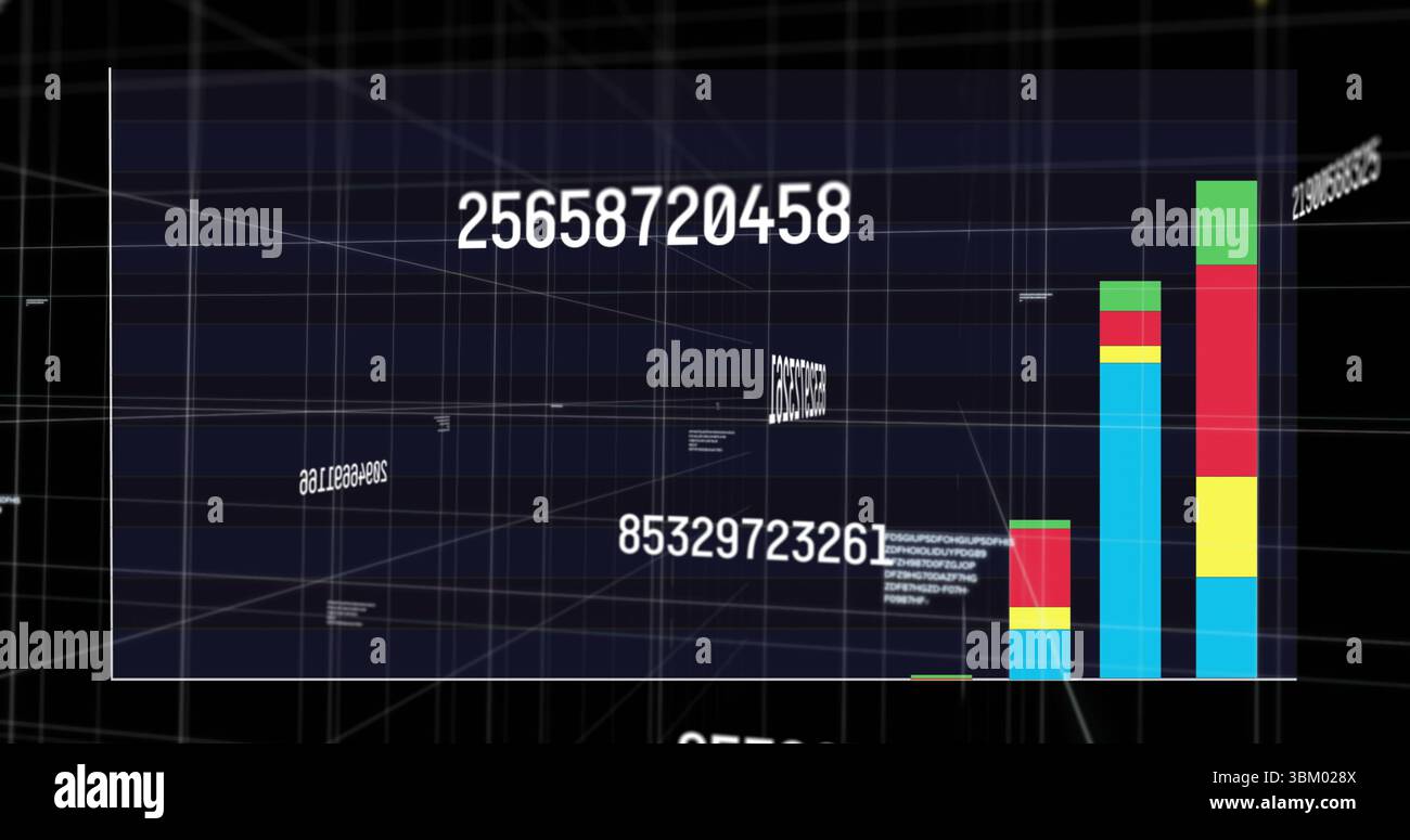 3d finance dashboard displaying red hi-res stock photography and images ...