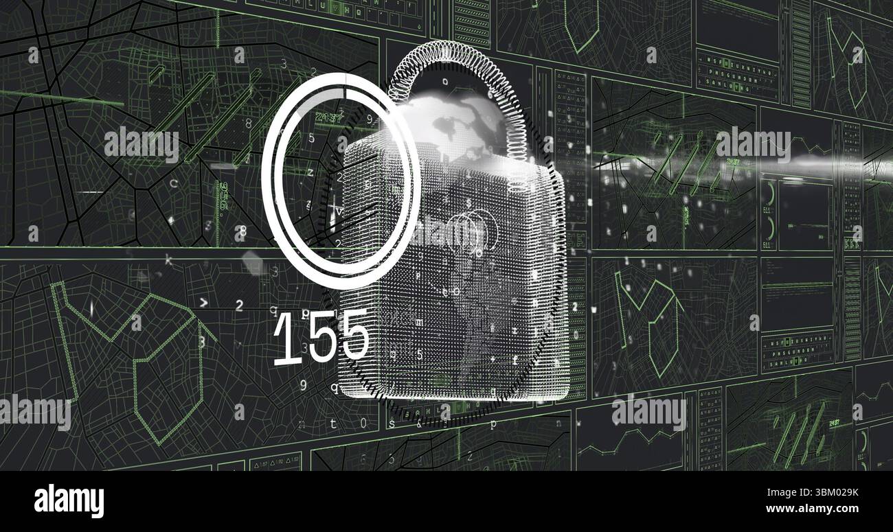 Hovering data panels overlaying hi-res stock photography and images - Alamy