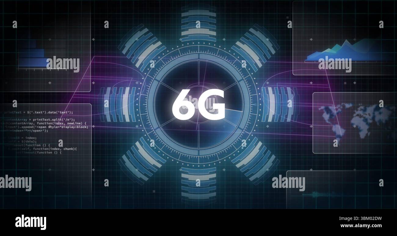 Central circular hud showing radial hi-res stock photography and images - Alamy