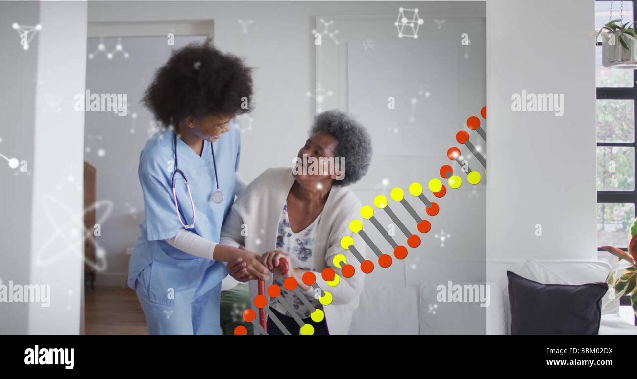Nurse guiding senior patient walking hi-res stock photography and ...