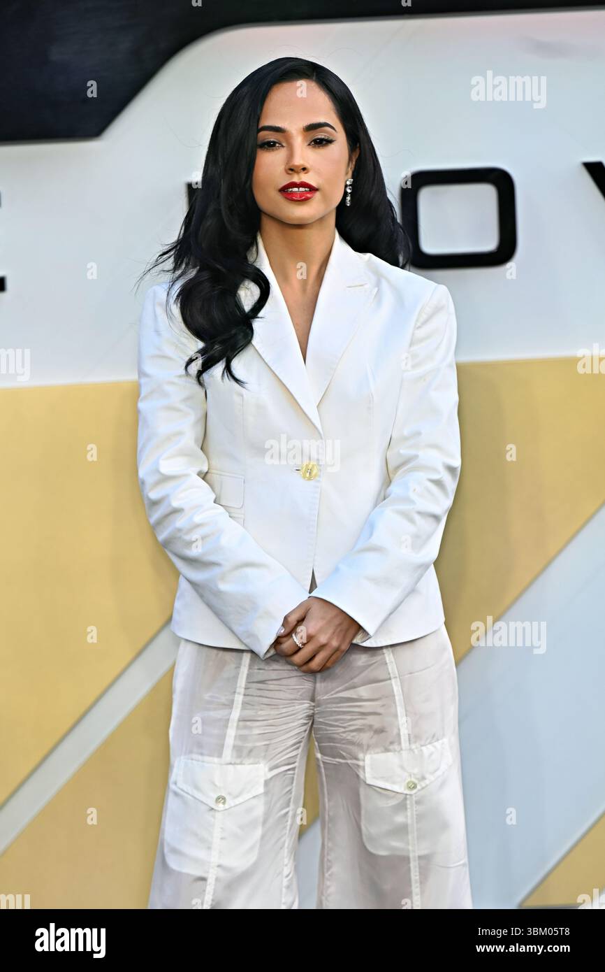 LONDON, UK. 23rd June, 2025. Becky G at the European Premiere of F1 The ...