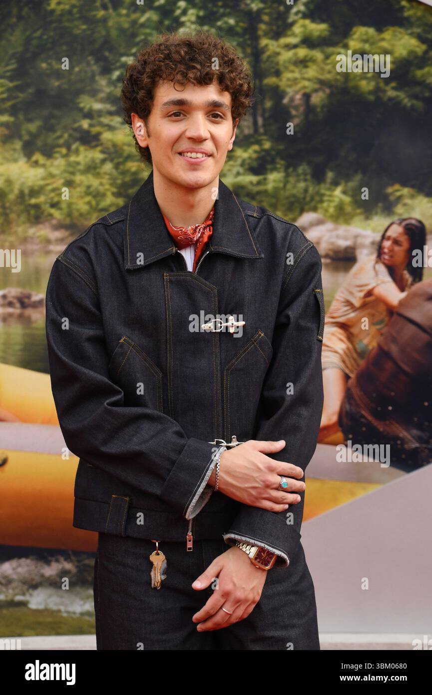 New York, NY, USA. 22nd June, 2025. David Iacono at the Jurassic World ...