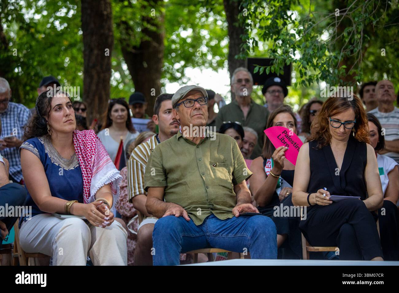 Madrid, Spain. 23rd June, 2025. Jamal Salah, Palestinian physician ...