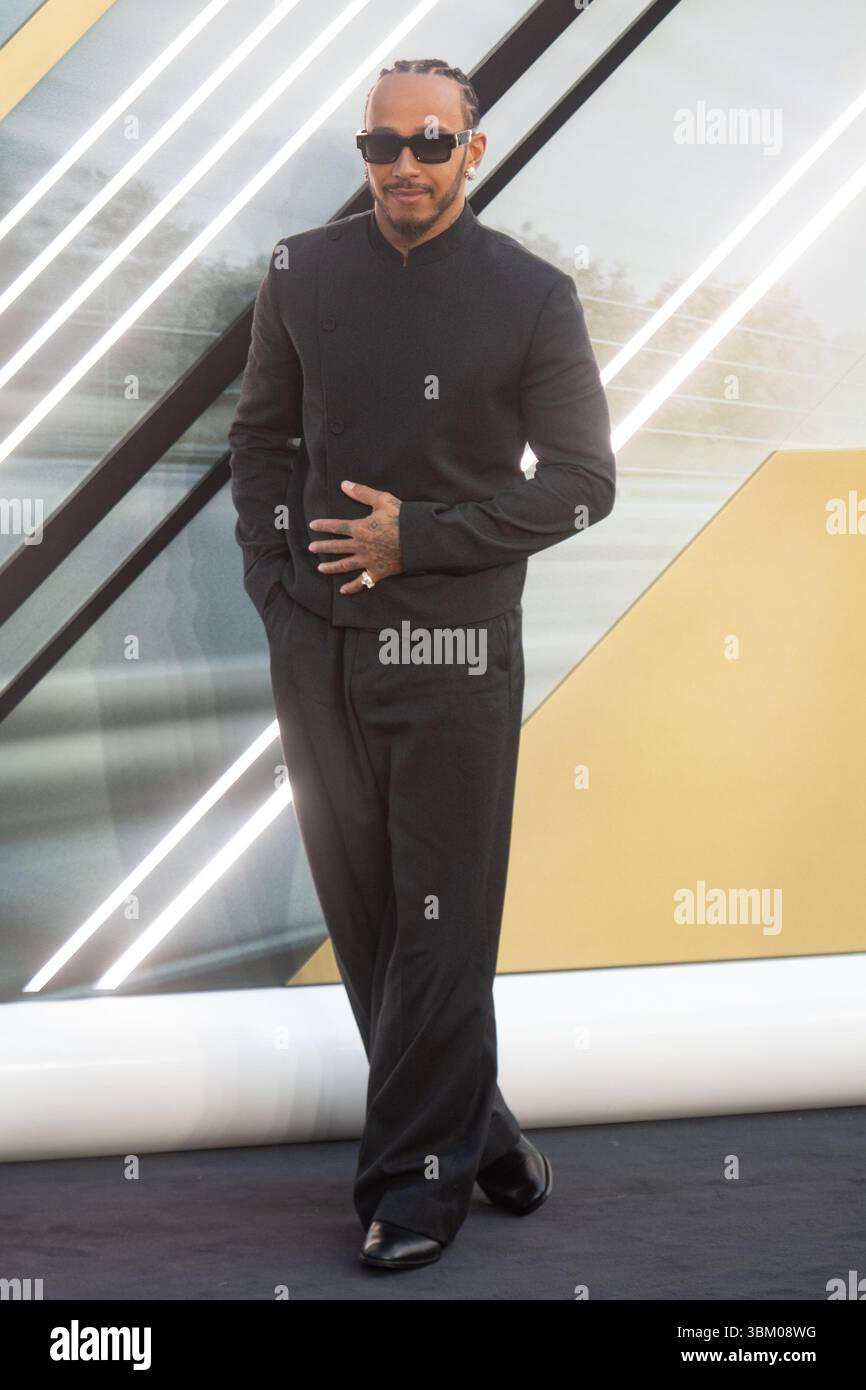 London, UK. 23 Jun, 2025. Pictured: Ferrari F1 Driver Sir Lewis ...