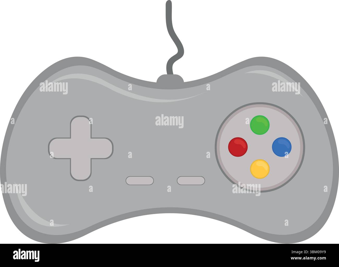 Gamer playing game joystick Stock Vector Images - Alamy