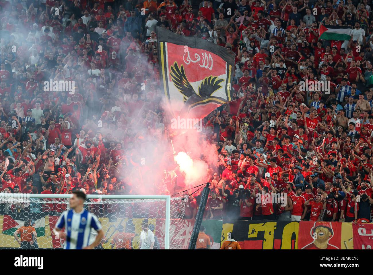 Fans of Al Ahly during the match against Porto in the FIFA Club World ...