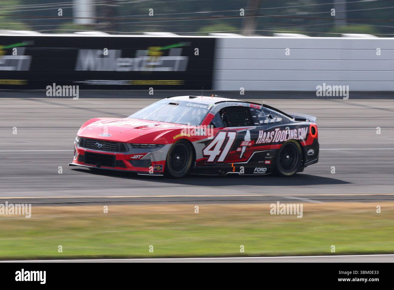 LONG POND, PA - JUNE 22: Cole Custer (#41 Haas Factory Team HaasTooling ...