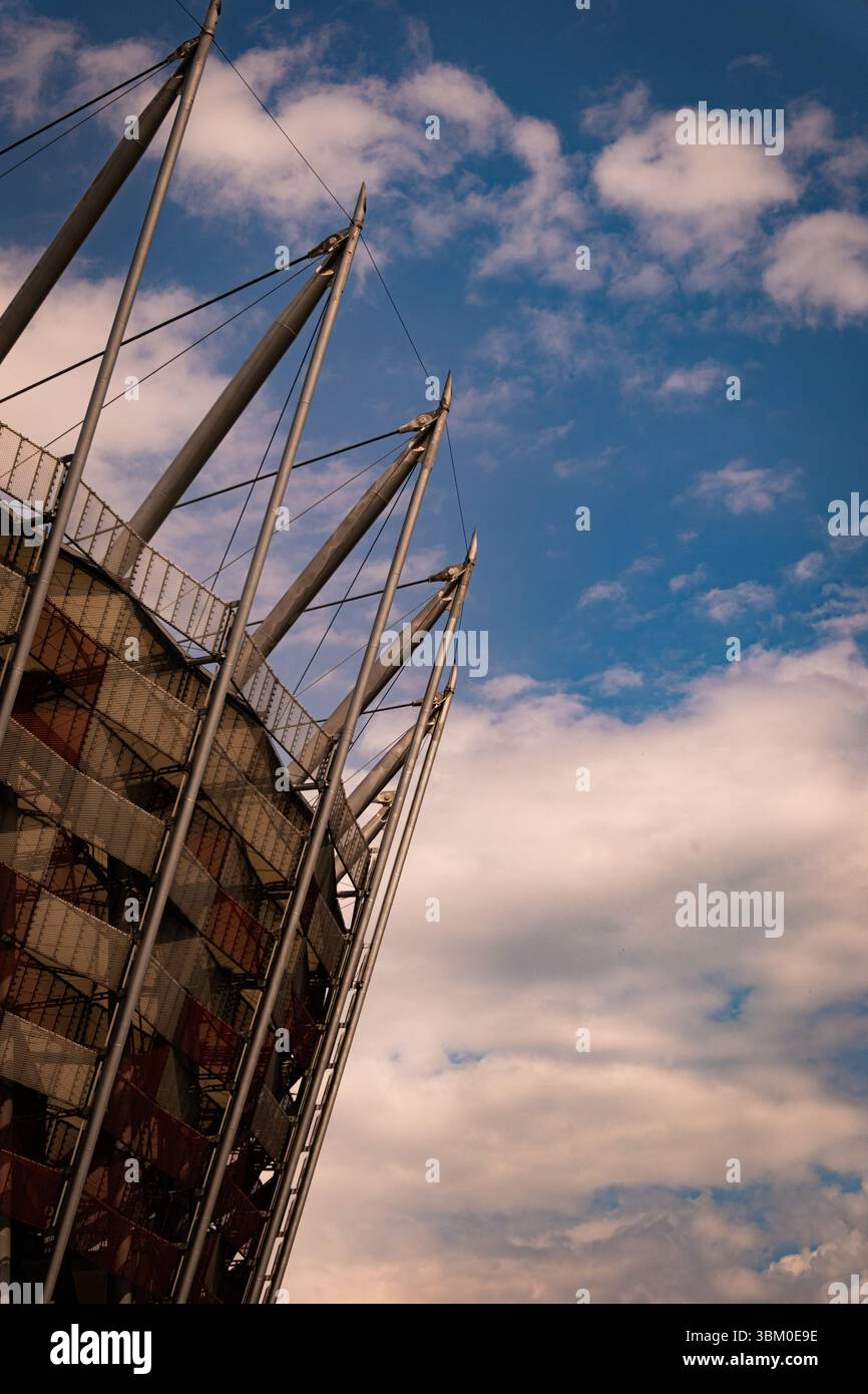 Warsaw skyline stadium pge narodowy hi-res stock photography and images ...
