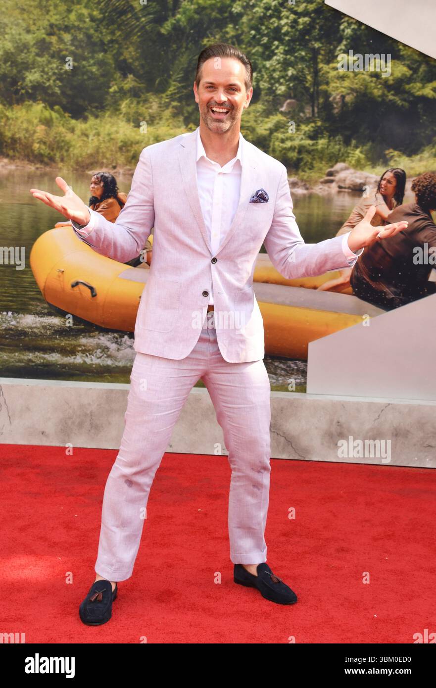 New York, NY, USA. 22nd June, 2025. Nick Kosir at the Jurassic World ...