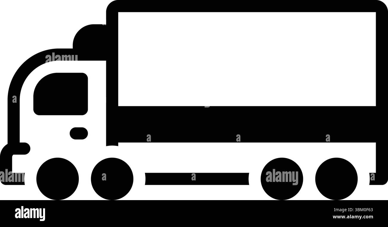 Icon tractor lorry Stock Vector Images - Alamy
