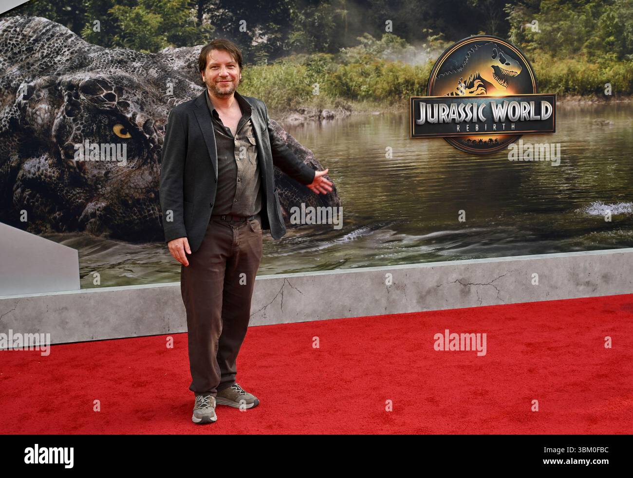 Director Gareth Edwards attends the "Jurassic World Rebirth" premiere ...