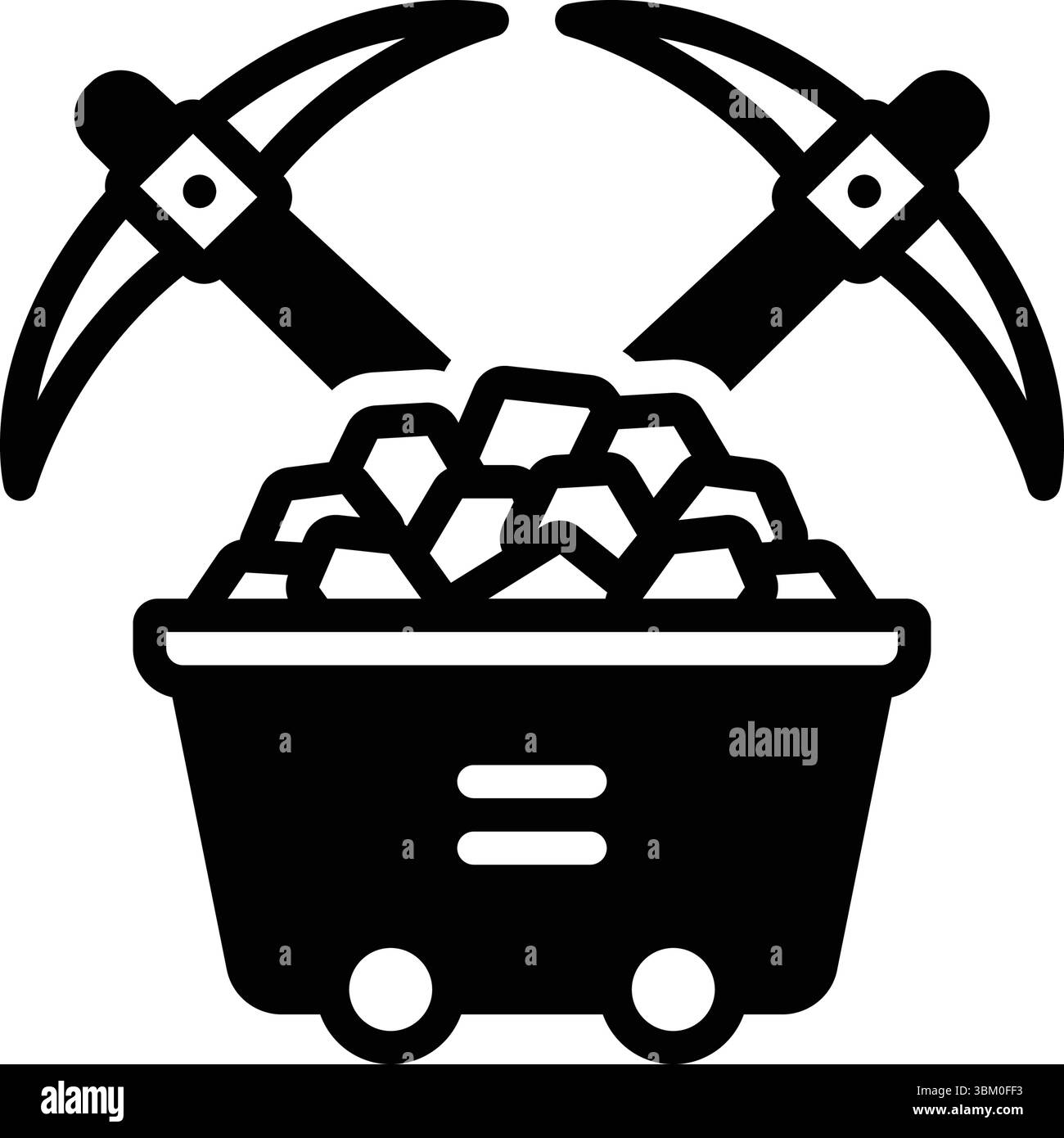 Coal mining open pit mine Cut Out Stock Images & Pictures - Alamy