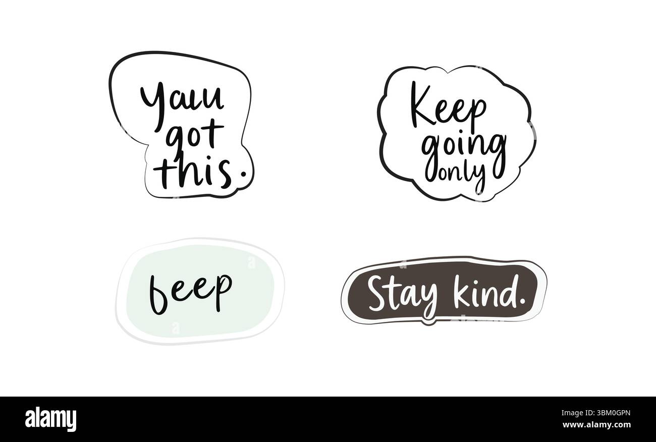 Encouraging word Stock Vector Images - Alamy