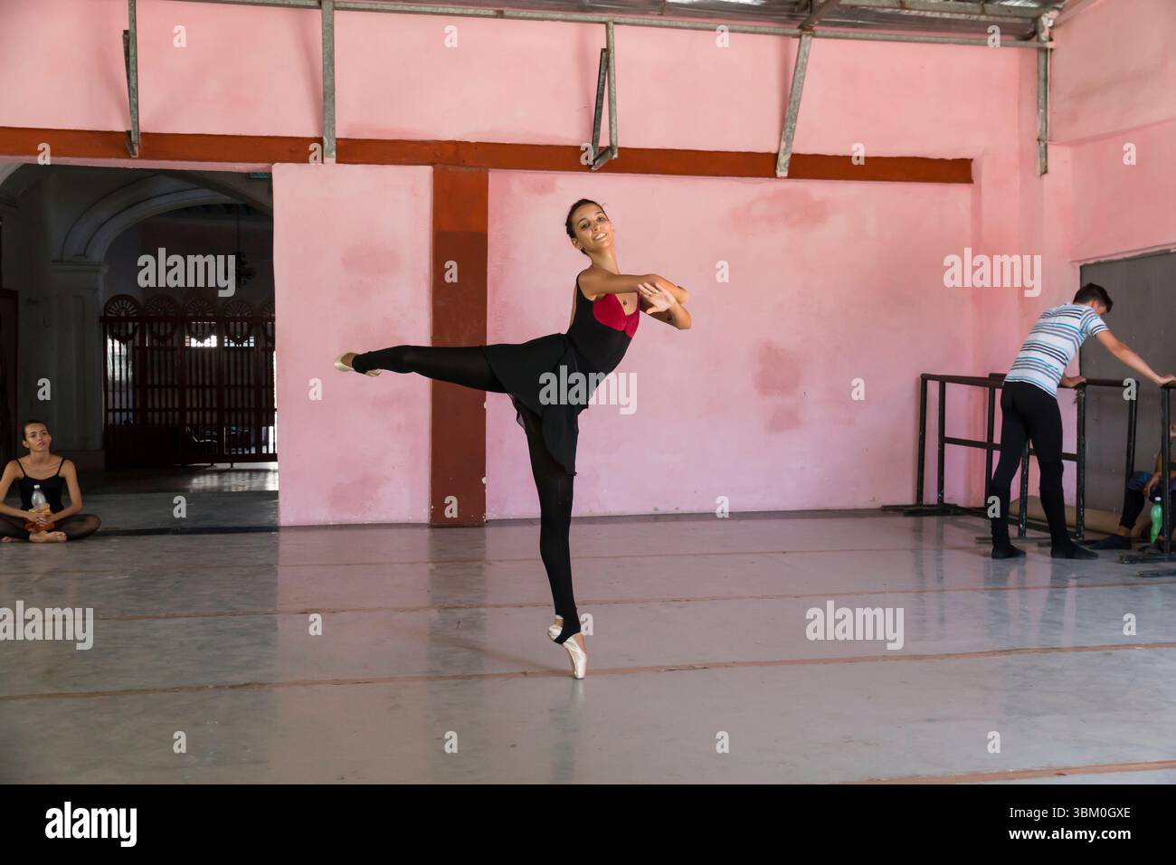 Cuba, Havana. Dancers at Laura Alonso's Pro Danza Ballet School. (Editorial Use Only Stock Photo ...