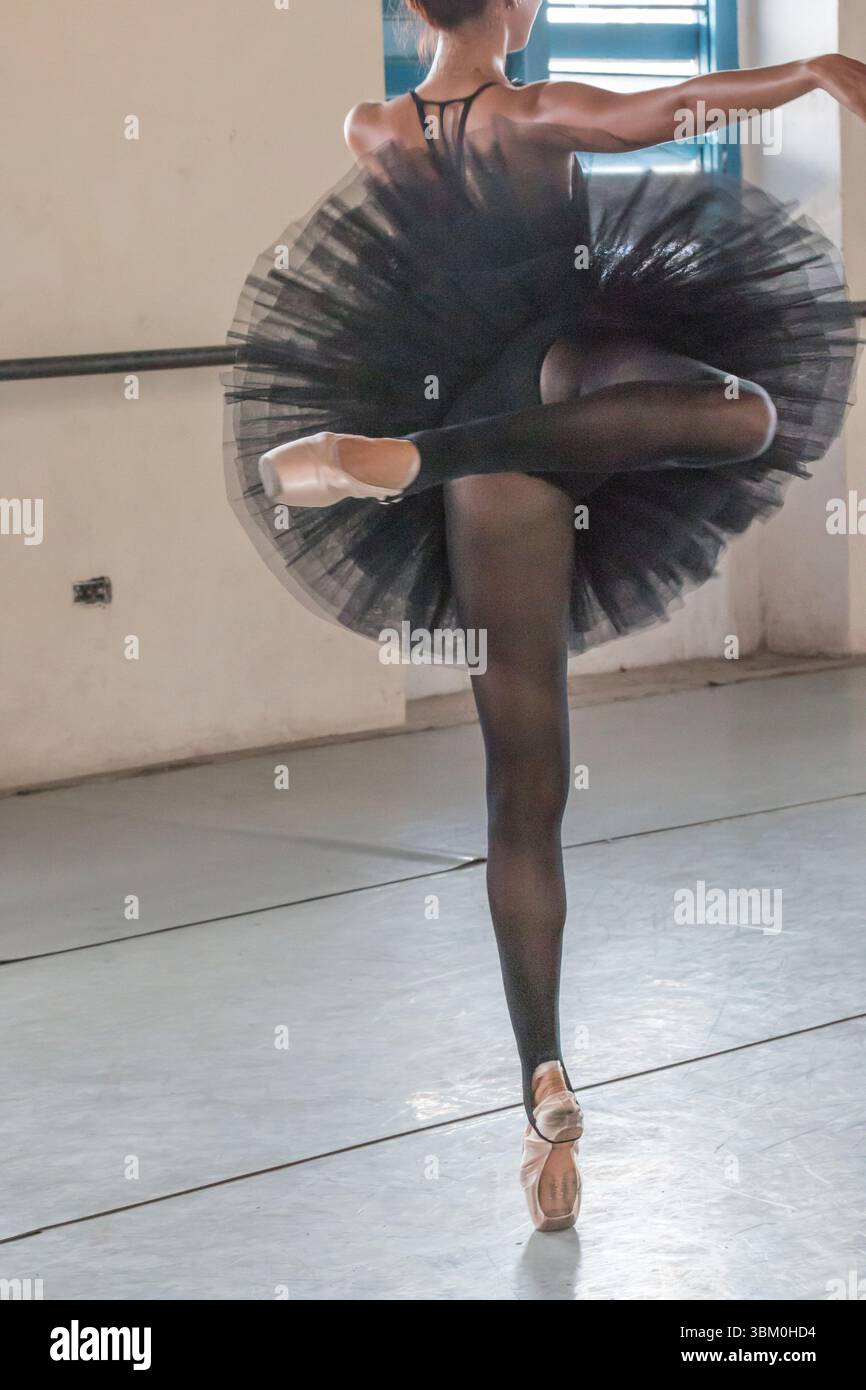 Cuba, Havana. Dancers at Laura Alonso's Pro Danza Ballet School. (Editorial Use Only Stock Photo ...