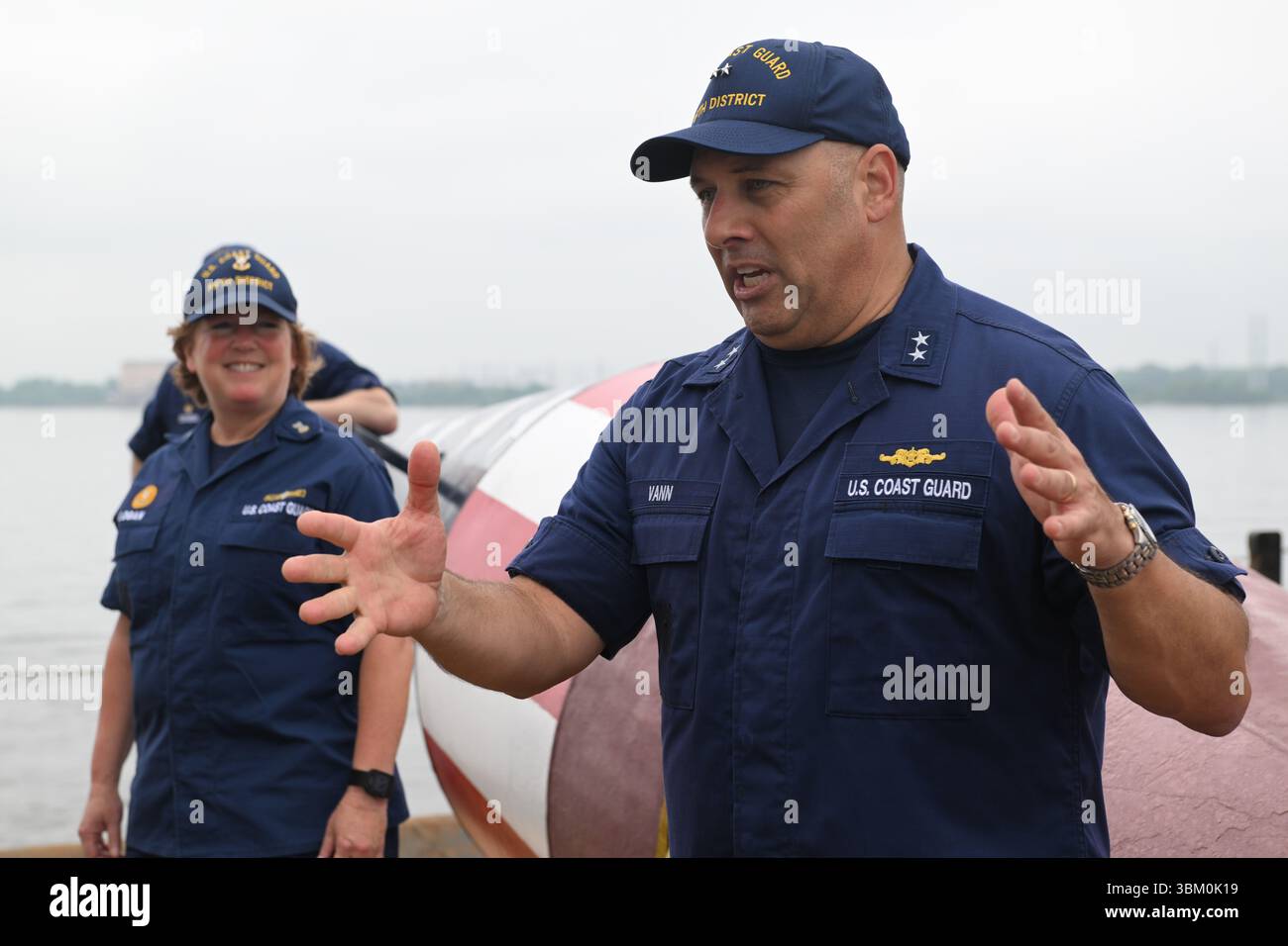 From left, Master Chief Petty Officer Ann Logan, Fifth Coast Guard ...