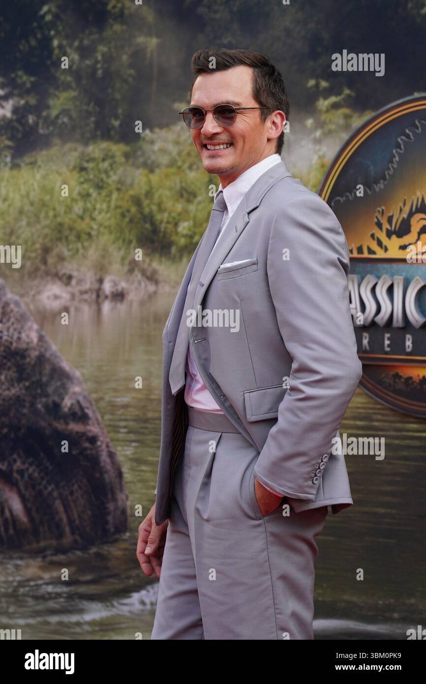 Ny. 23rd June, 2025. Rupert Friend at arrivals for JURASSIC WORLD ...