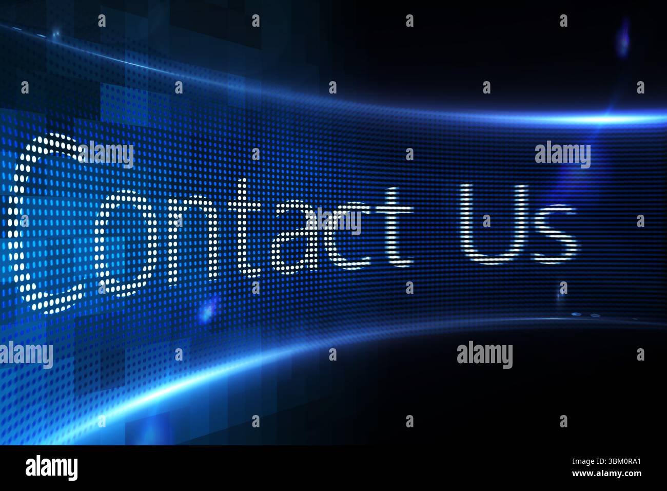 3d illustration contact us hi-res stock photography and images - Alamy