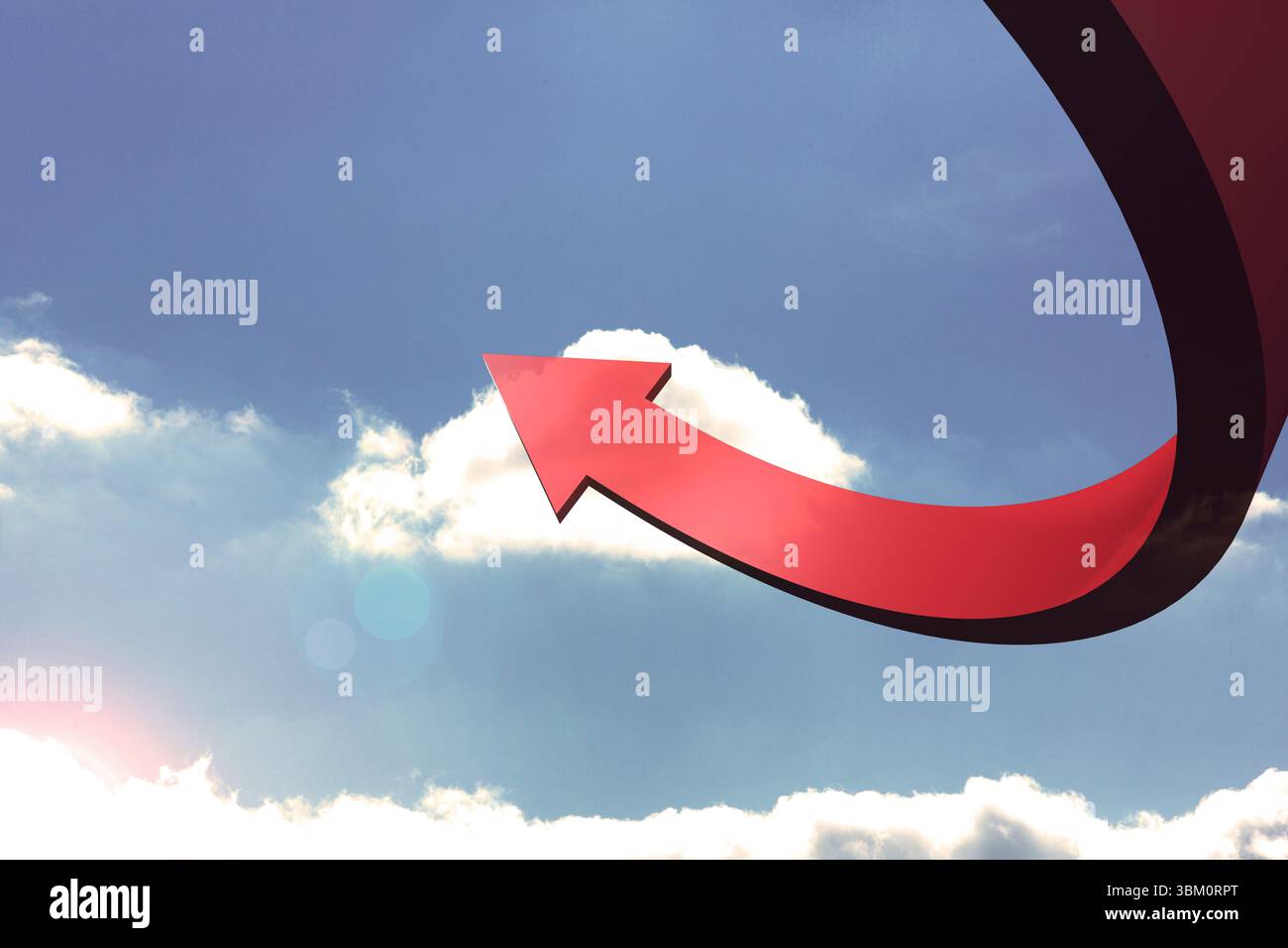 Arrow pointing up point hi-res stock photography and images - Alamy