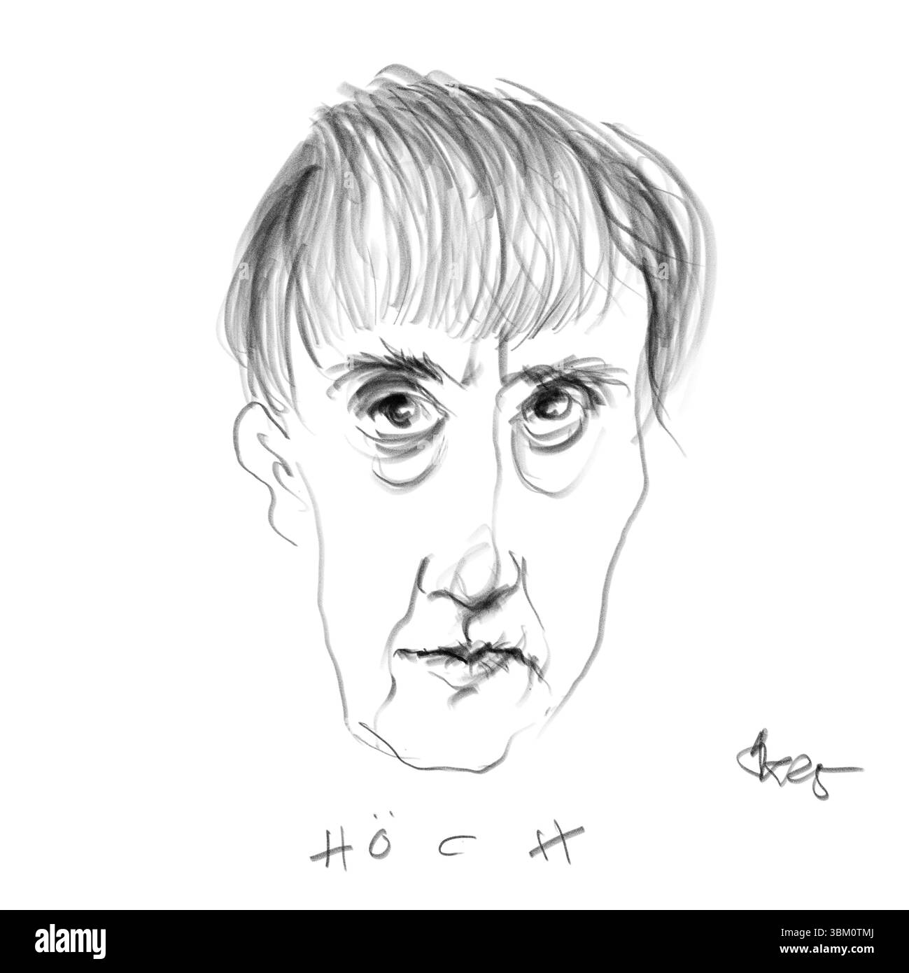 Character portrait beautiful woman Black and White Stock Photos ...