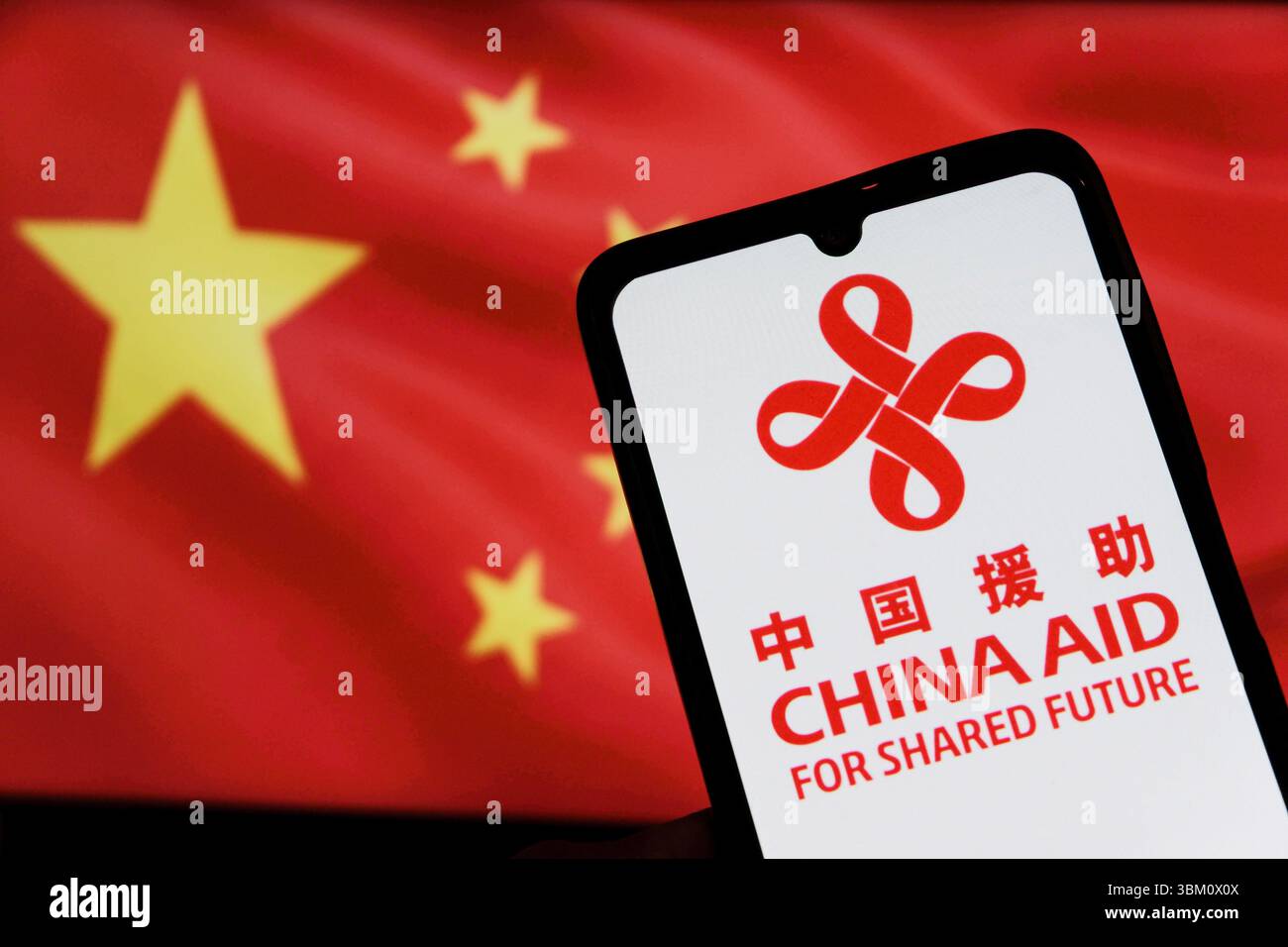 In this photo illustration, a China International Development ...