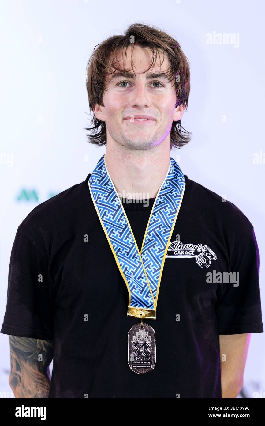 Tate Carew (USA), JUNE 22, 2025 - Skateboarding : X Games Osaka 2025 ...