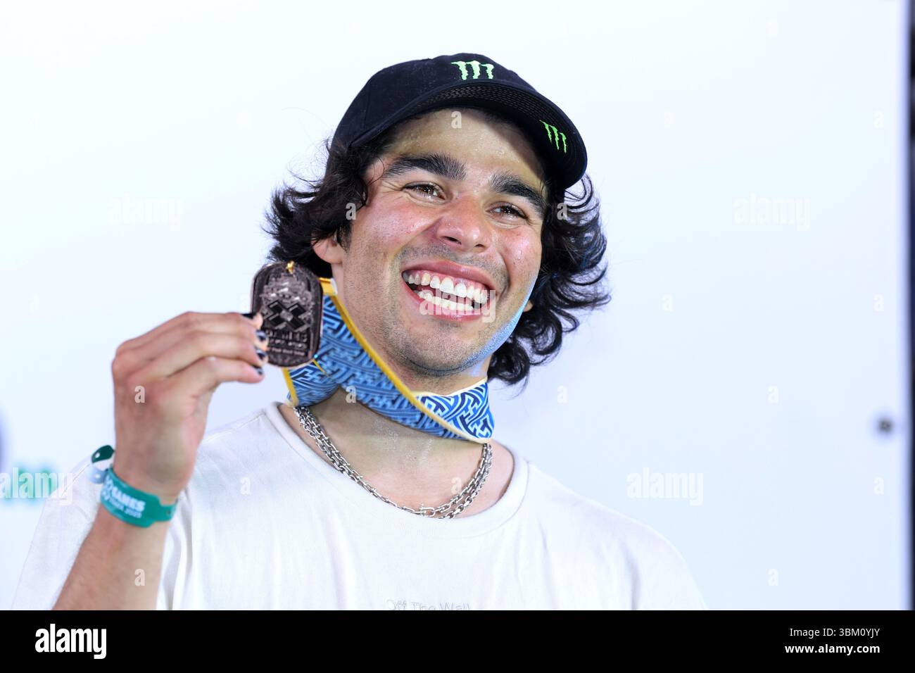 Osaka, Japan. 21st June, 2025. Kevin Peraza (MEX/USA) Cycling : X Games Osaka 2025 BMX Park Best ...