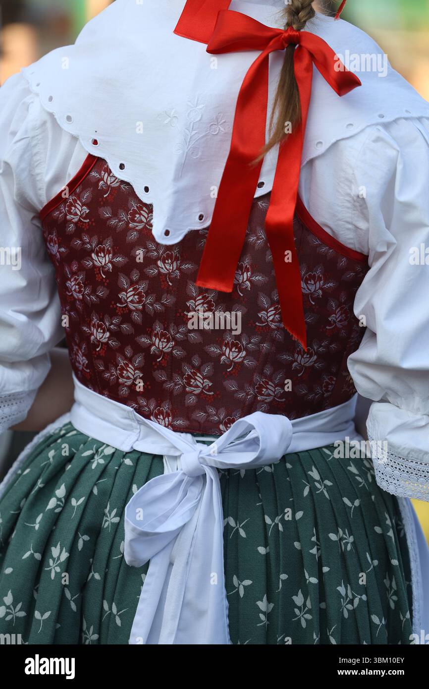 Traditional Slovak or Czech folk costume Stock Photo - Alamy