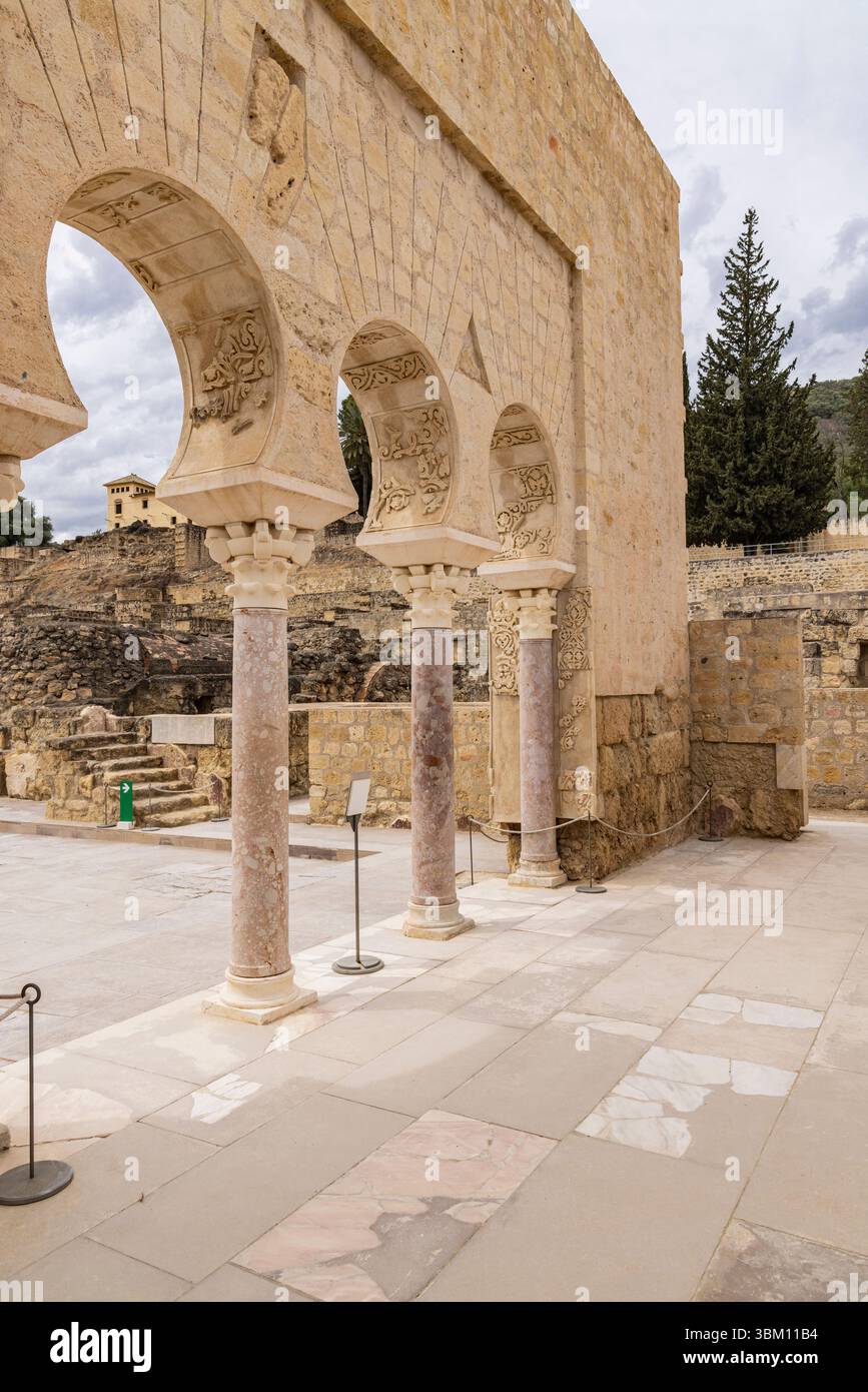Medina Azahara, Cordoba, Andalusia, Spain. Ruins at the archaeological ...