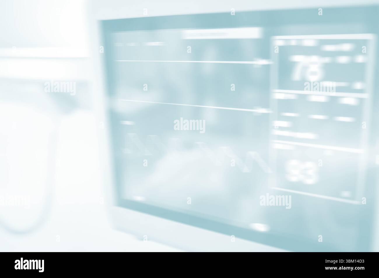 Device screen at hospital Stock Photo - Alamy