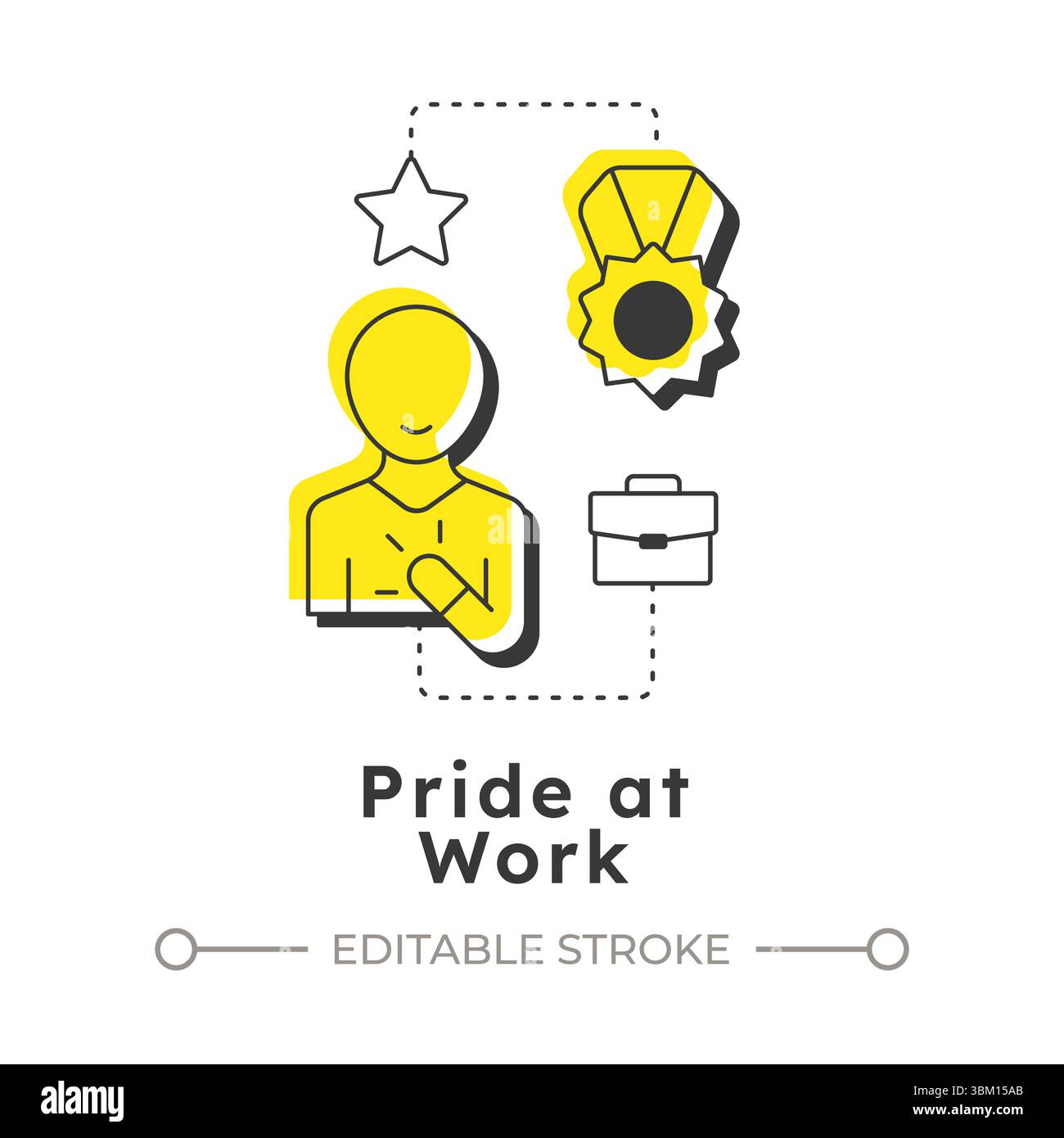 Pride at work Cut Out Stock Images & Pictures - Alamy
